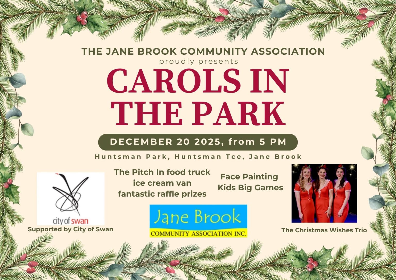 Jane Brook Carols in the Park – Jane Brook Community Association